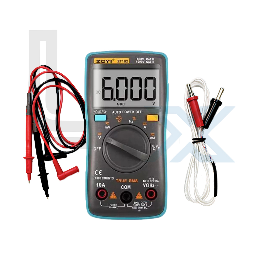 ZOYI MULTIMETER ZT102 (With Temperature) - Lonex