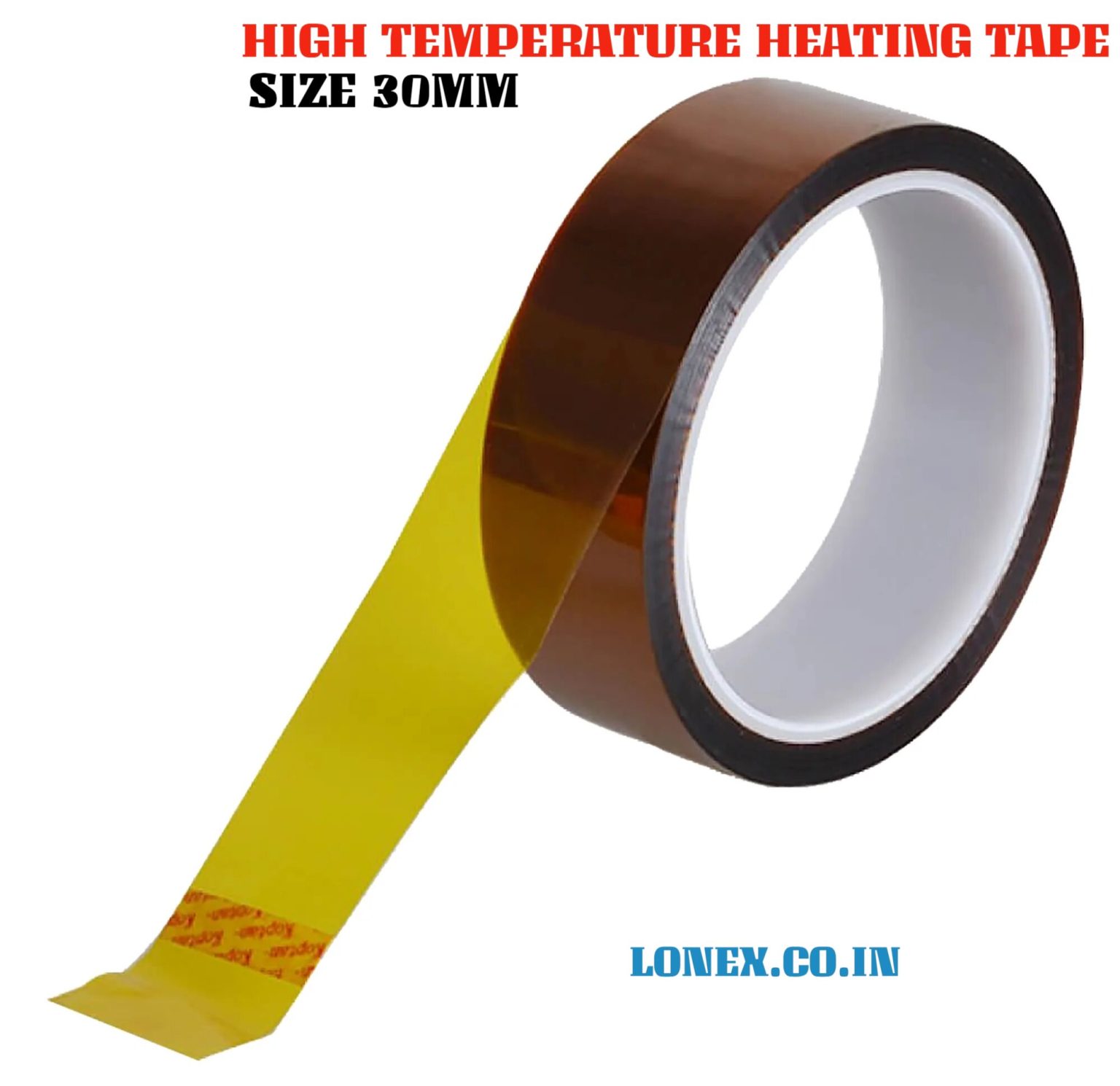 High Temperature Heat Resistant Tape 30MM (3cm) Kapten Heating TAPE – Lonex