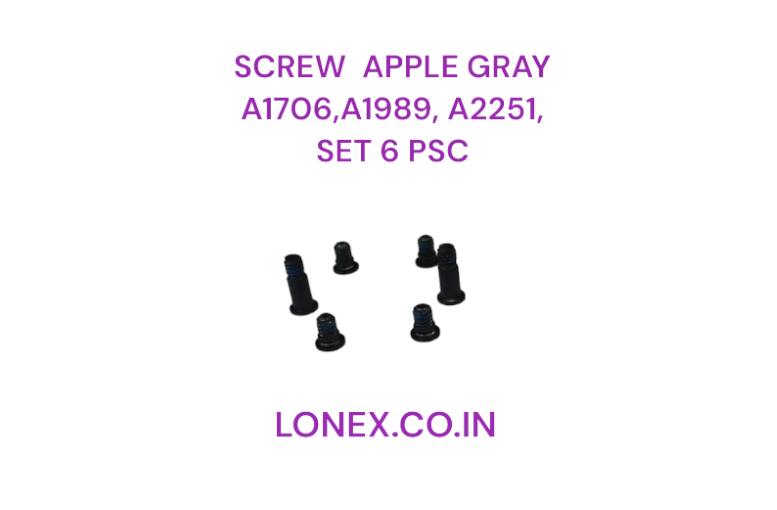 SCREW APPLE GRAY A1706 A1989 A2251 SET 6 PSC – Lonex